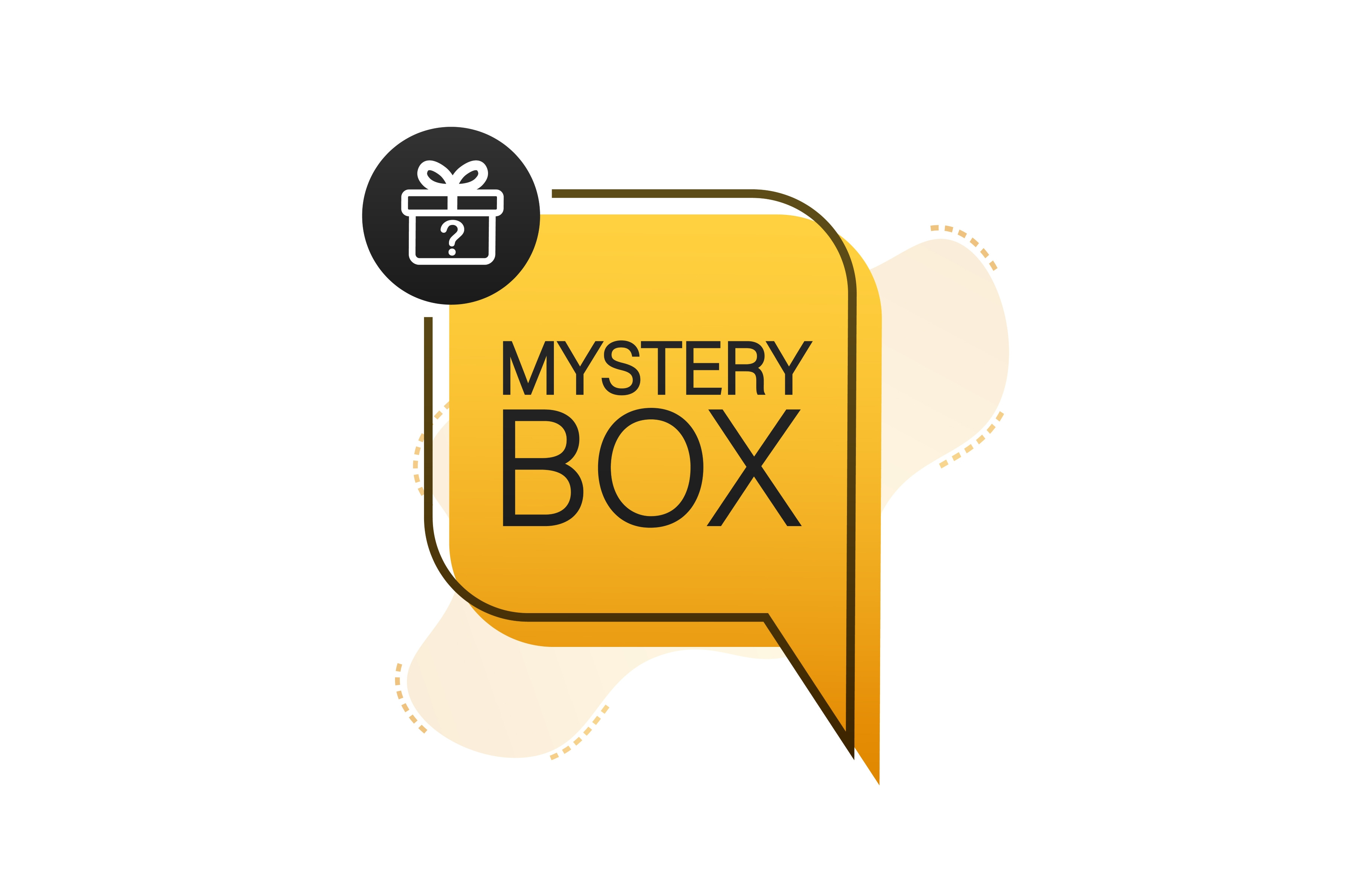 Mystery box banner. Packaging for | Illustrations ~ Creative Market