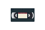 VHS cassette case, a Technology Illustration by SkyVectors