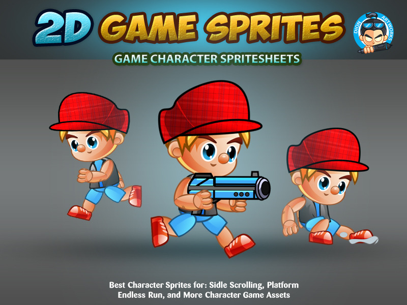 2D Game Character Sprites, an Illustration by DionArtworks | Creative ...
