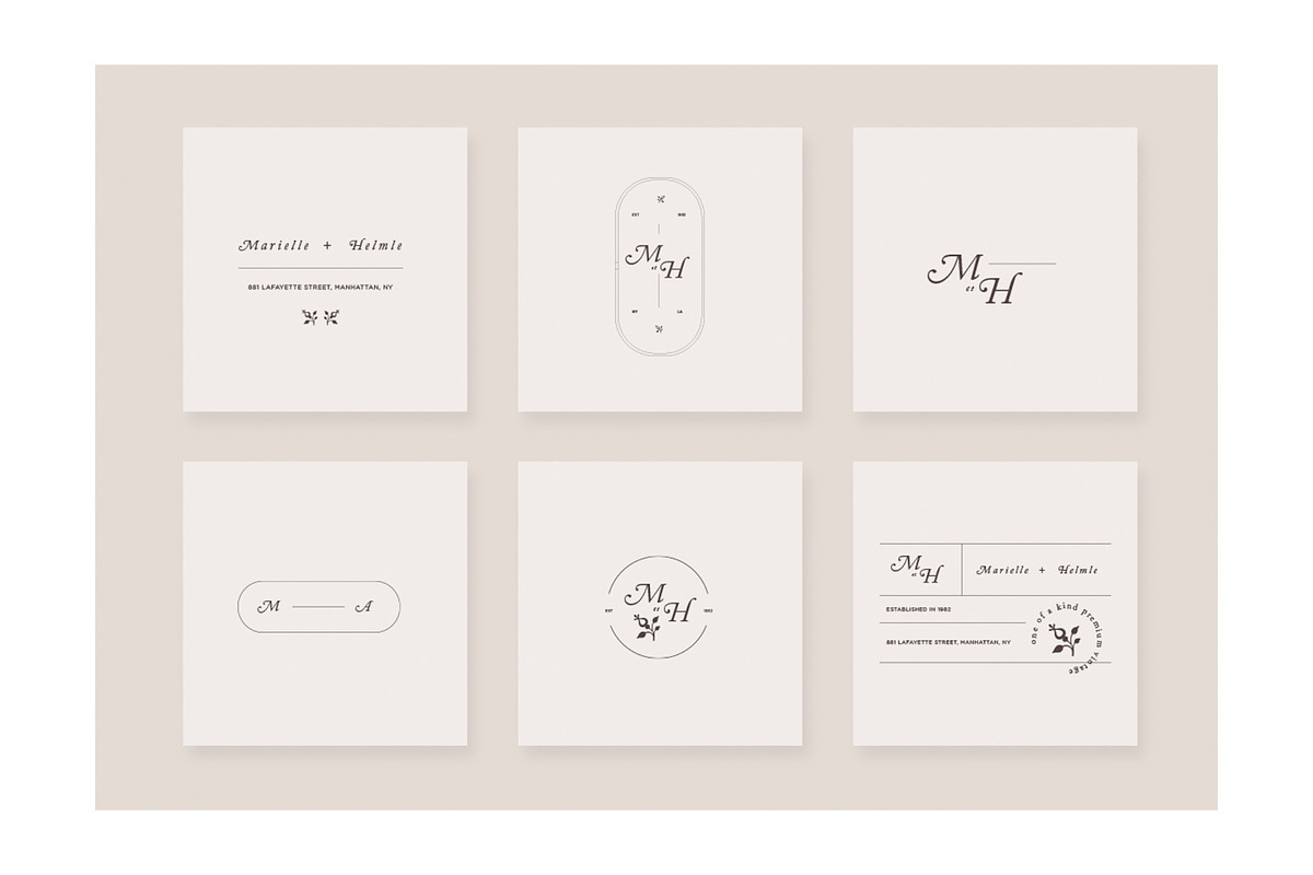 Multi-brand logo bundle, a Branding & Logo Template by MONIIT STUDIO