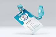 Medical Staff ID Card Design, a Stationery Template by ZAAS