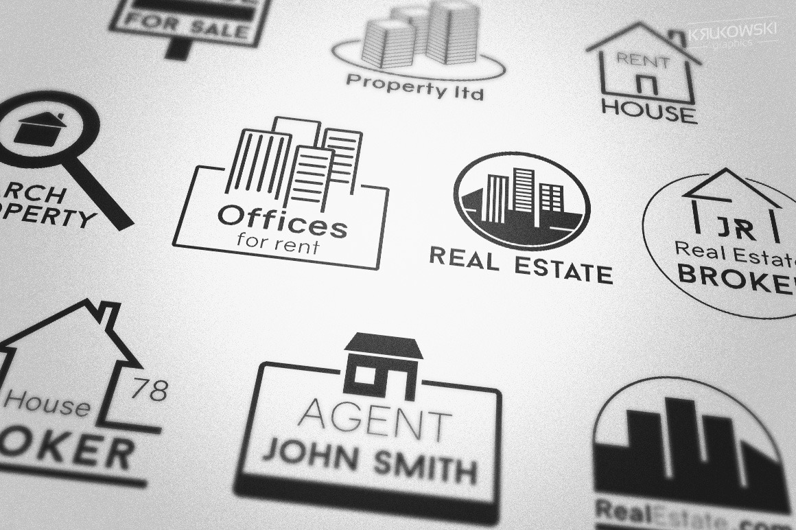 Real Estate Property Badges Logos, a Branding & Logo Template by ...