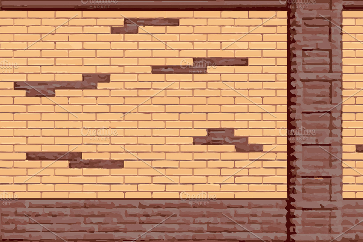 Multicolor brick lay texture, a Texture Graphic by ThreeDiCube