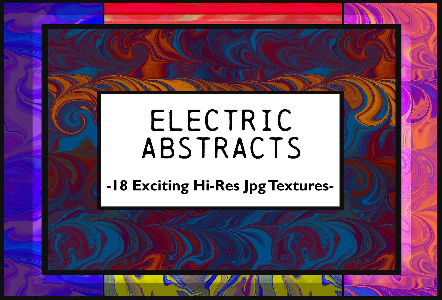 Electric: Vivid Marbled & Abstracts, a Pattern Graphic by SHP Digital ...