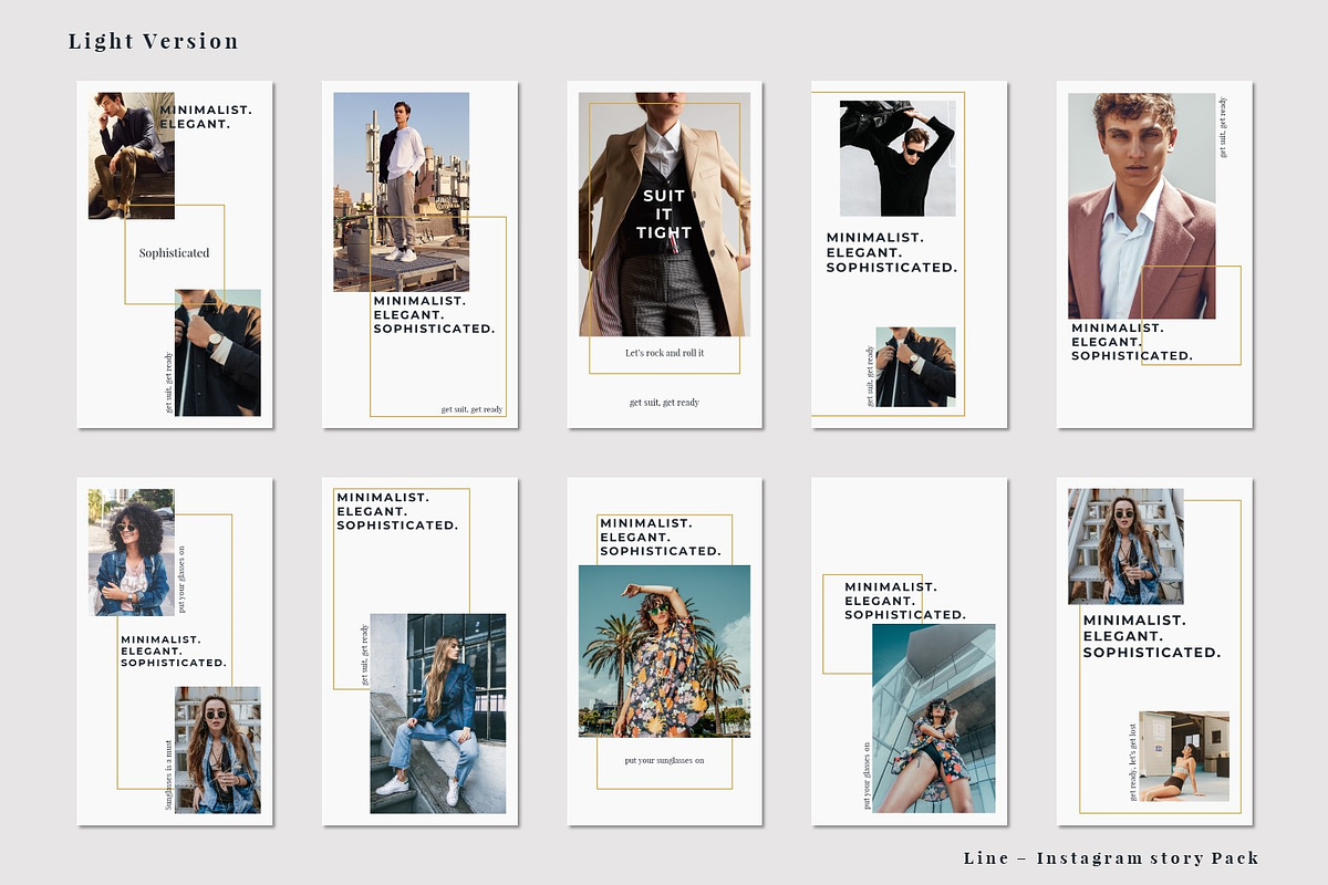 LINE - Instagram Stories Pack, a Social Media Template by deasign
