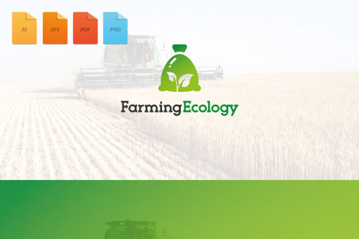 Logo Farming Ecology, a Branding & Logo Template by DesignsStore