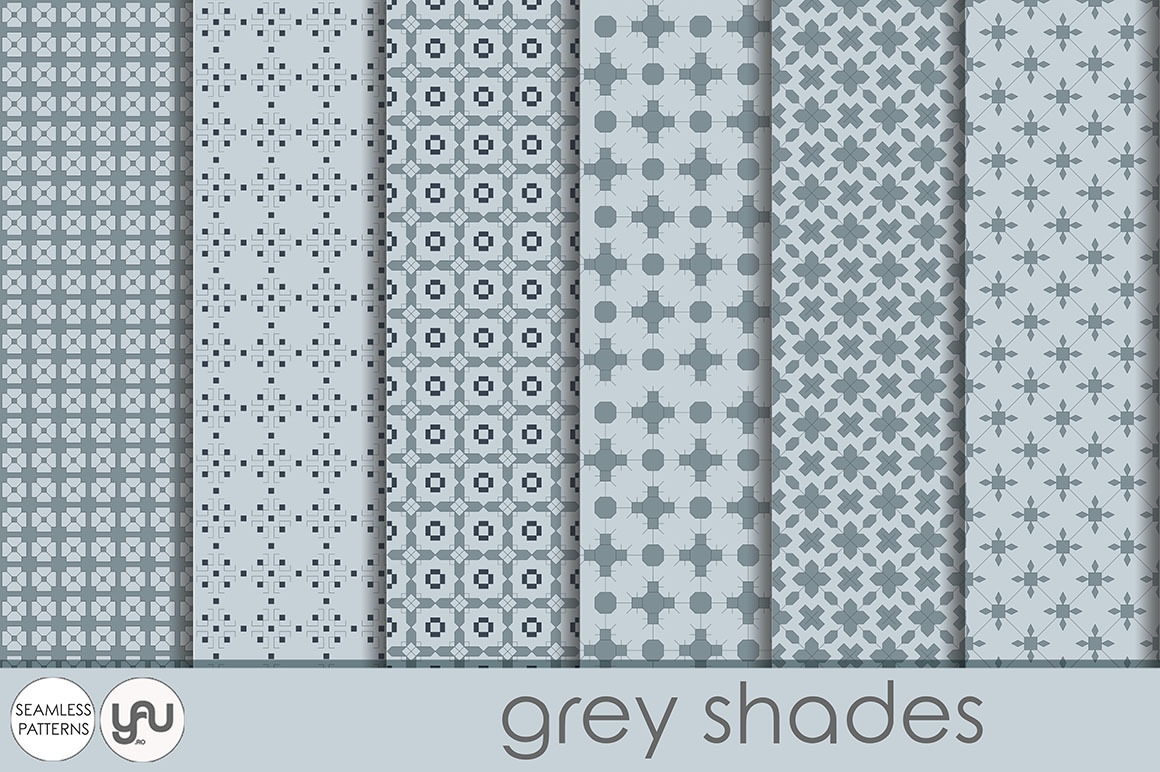 Grey digital paper, a Pattern Graphic by YAUdigitalstore