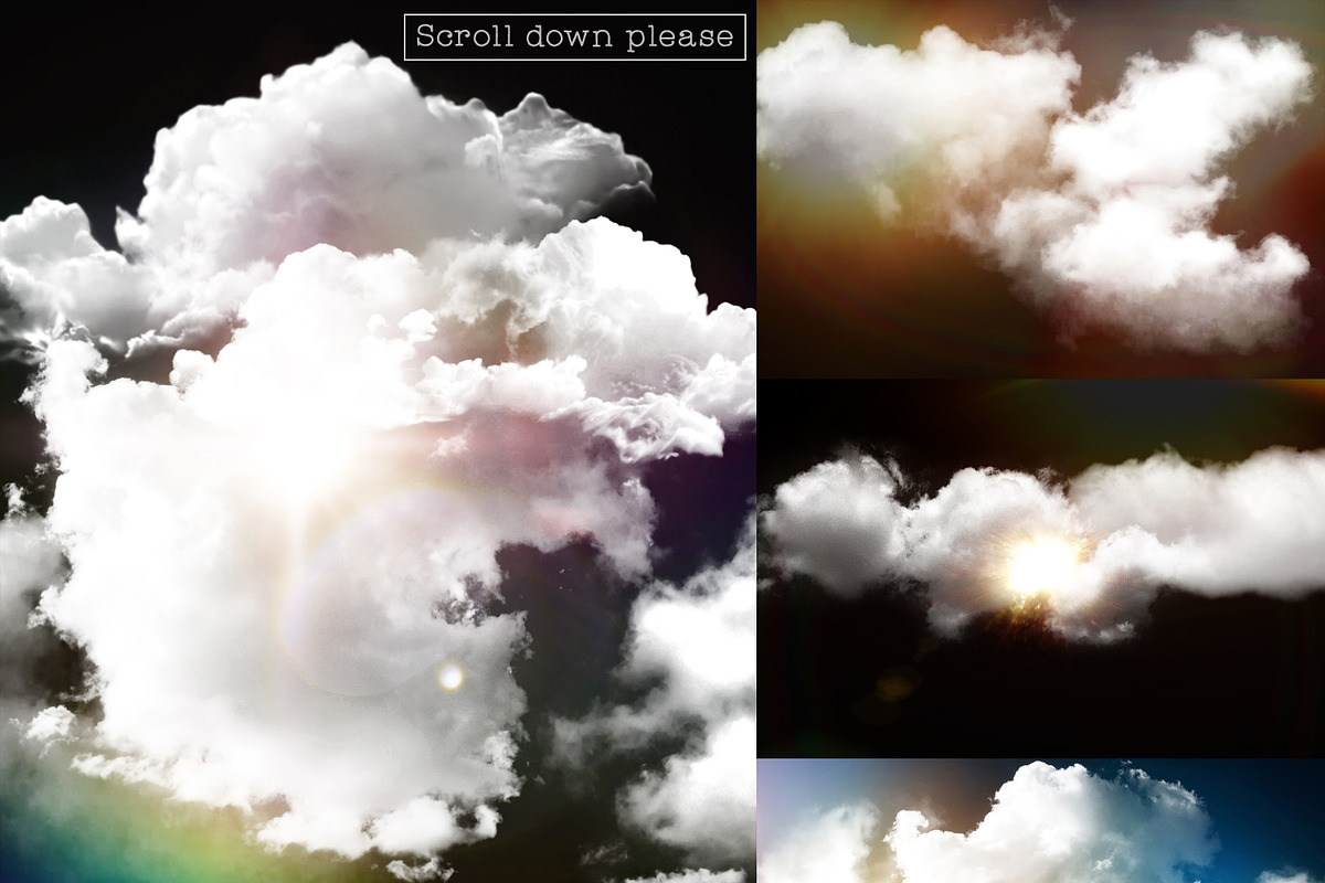 Realistic Clouds Overlay, a Brushes & More by TheSeventhDesire