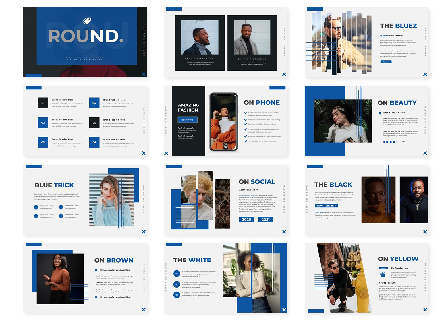 Round - Google Slides Template, a Presentation Template by AQR Studio