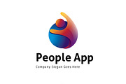 People App Logo | Branding & Logo Templates ~ Creative Market