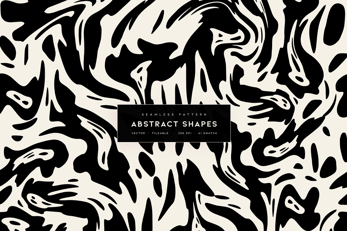 Abstract Shapes, a Pattern Graphic by MalyskaStudio