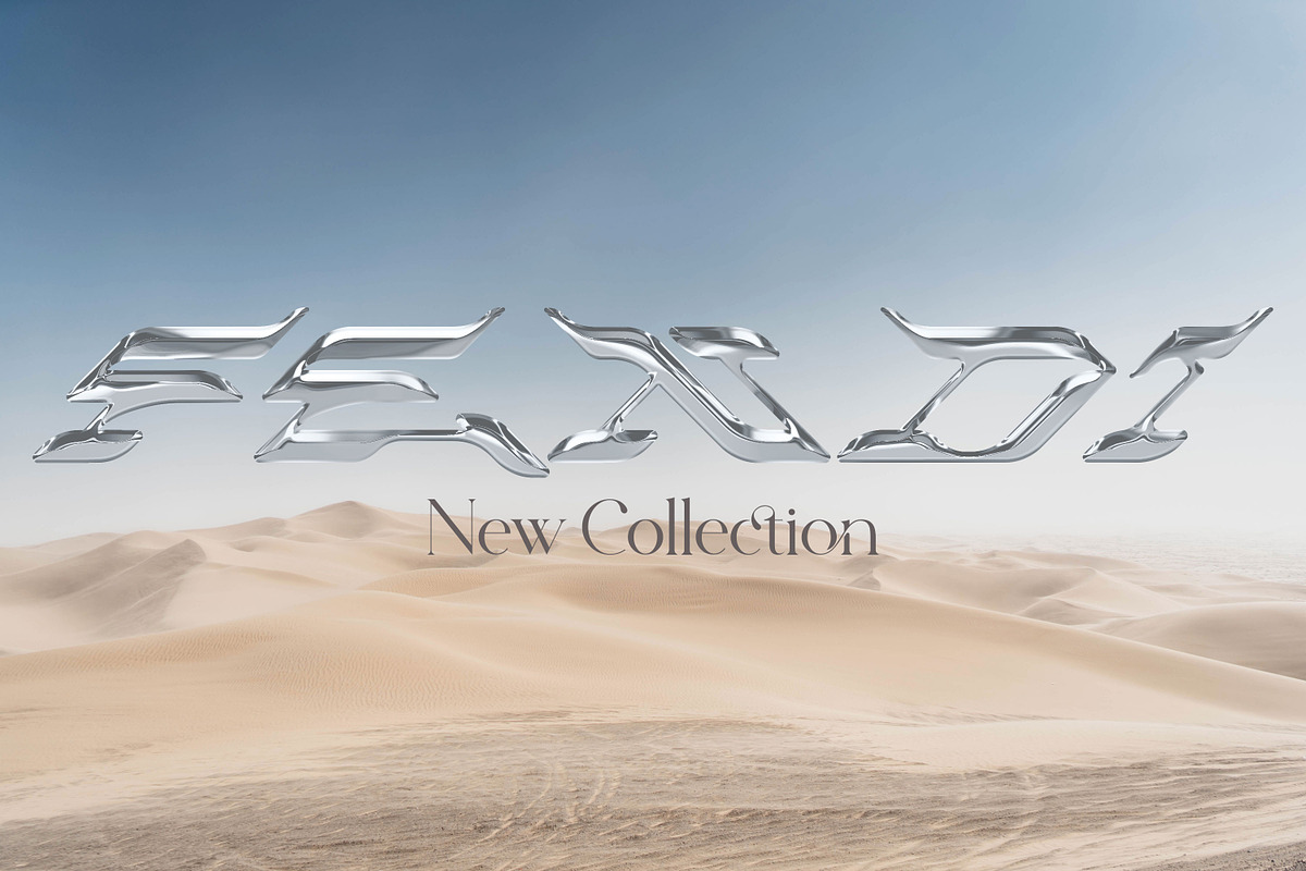 Chrome Text Effects Vol.6, a Layer Style Add-On by Hyperpix Productions