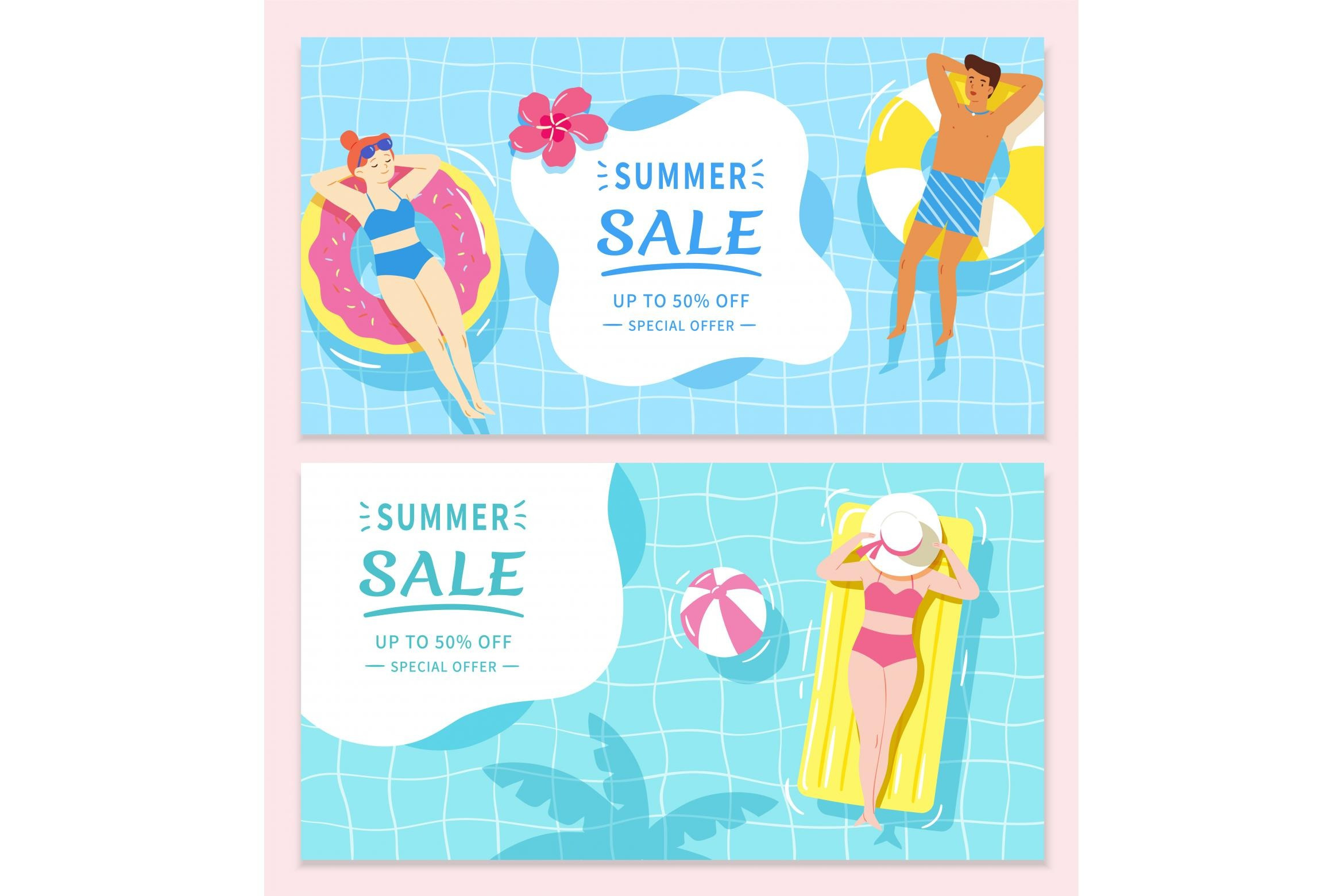 Summer sale cover template | Brochure Templates ~ Creative Market