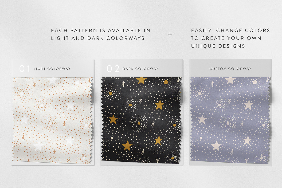 Starry Night Patterns & Illustrations