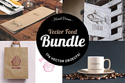Hand Drawn Vector Food Bundle, an Object Graphic by MonstroCity