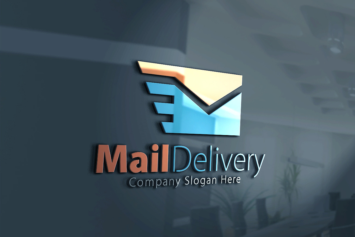 Mail Delivery Logo, a Branding & Logo Template by Creative Dezing