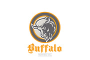 Buffalo Traditional Grill Logo, a Branding & Logo Template by patrimonio