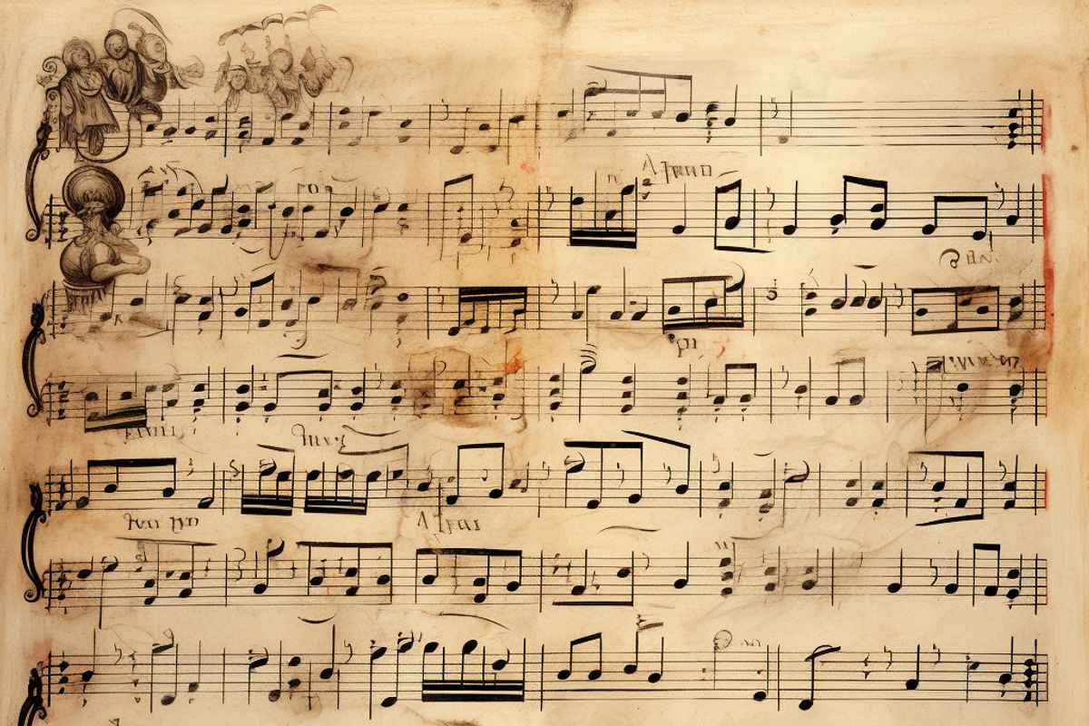Vintage Musical Notes