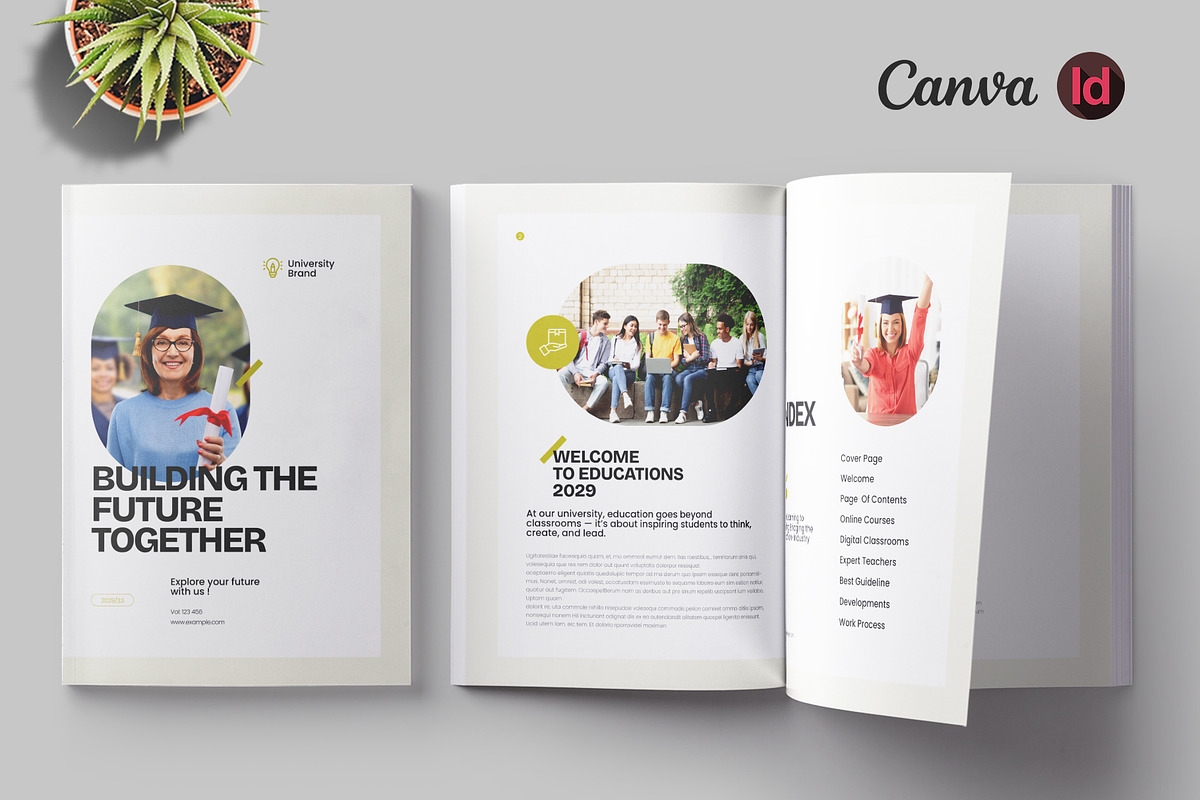 School Brochure Template | Canva, a Brochure Template by Pixelpick