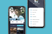 User Profile Screen Design Concept | App Templates ~ Creative Market