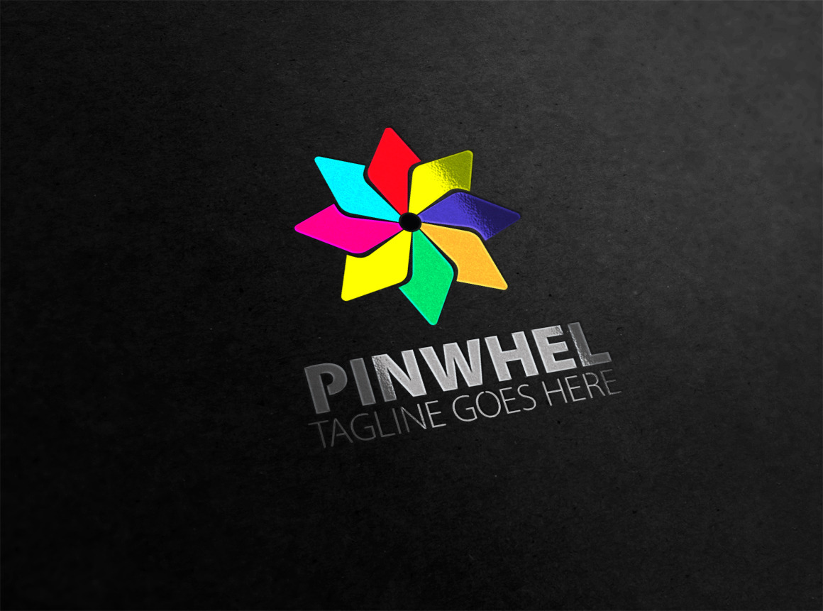 Pinwheel Logo, a Branding & Logo Template by essegraphic