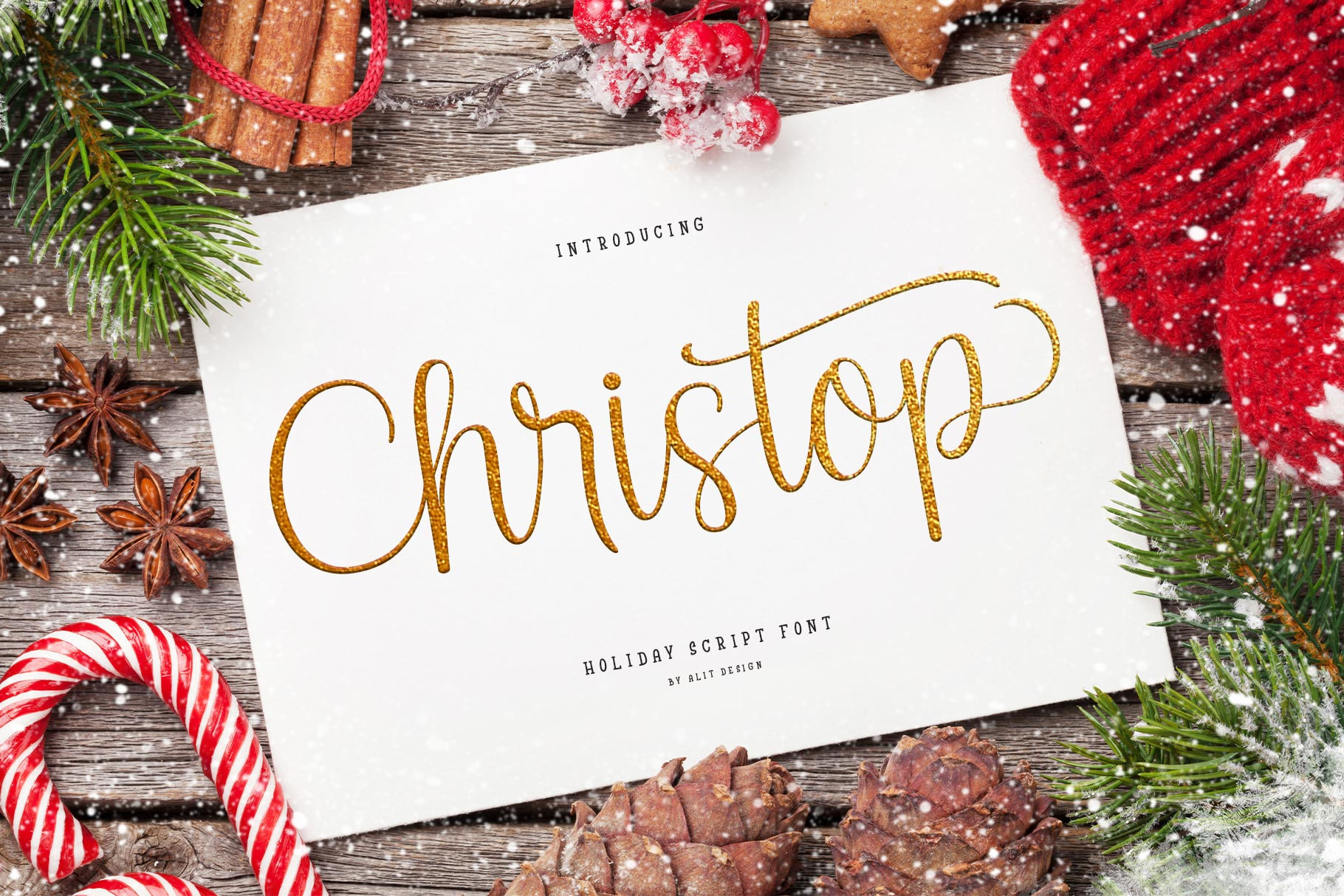 Christop, a Script Font by alit design