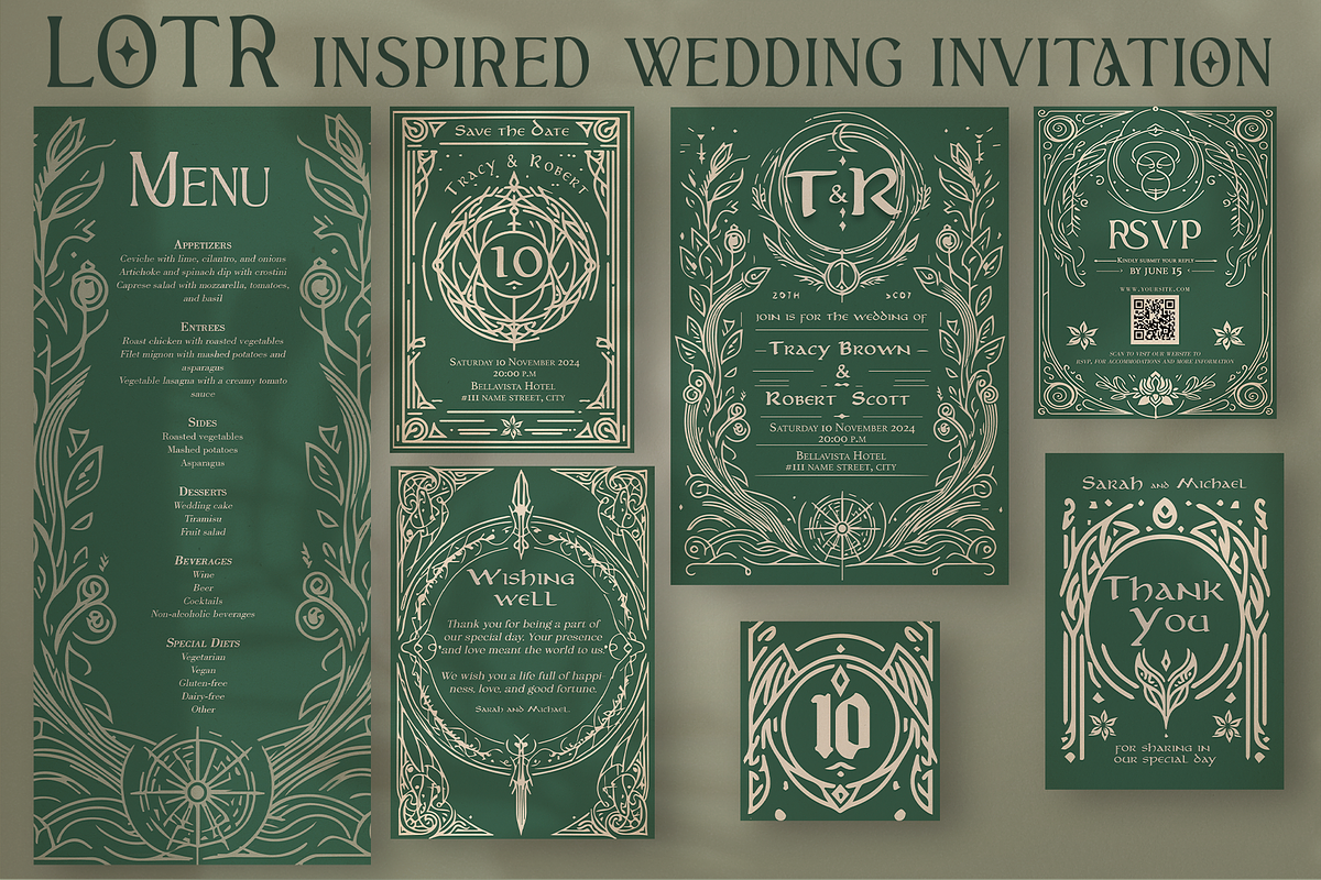 LOTR Wedding Template!