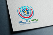 World Family Logo, a Branding & Logo Template by essegraphic