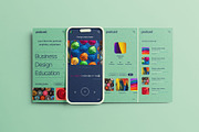 Paper Mobile App Mockup, an iPhone Mockup by Graphic Pear