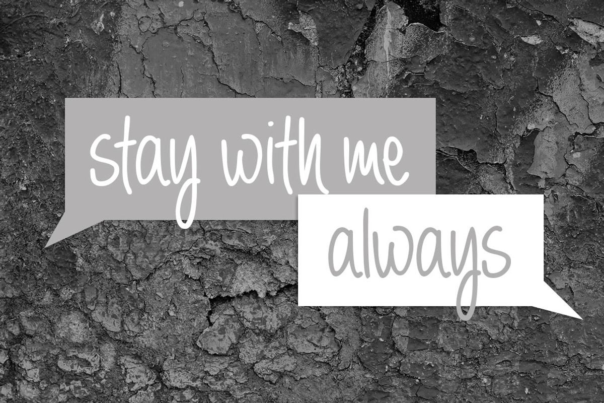 Always Forever Bold, a Script Font by Brittney Murphy Design