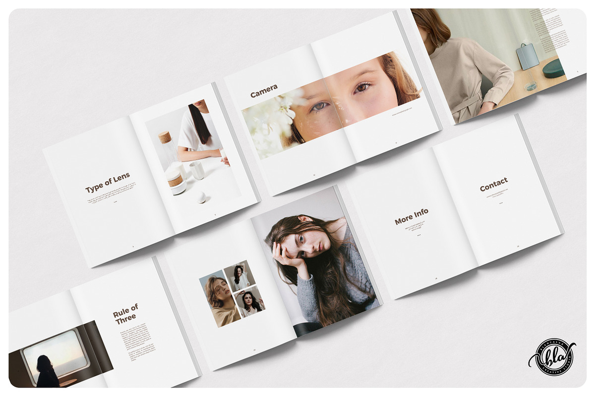 Canva Photography Portfolio | Cornea, a Magazine Template by BlancaLab ...