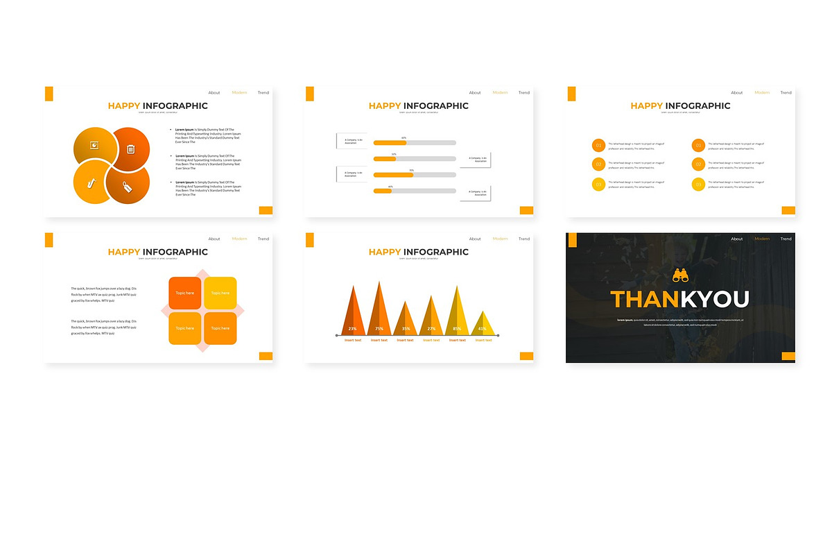 Happiness - Google Slides Template, a Presentation Template by AQR Studio