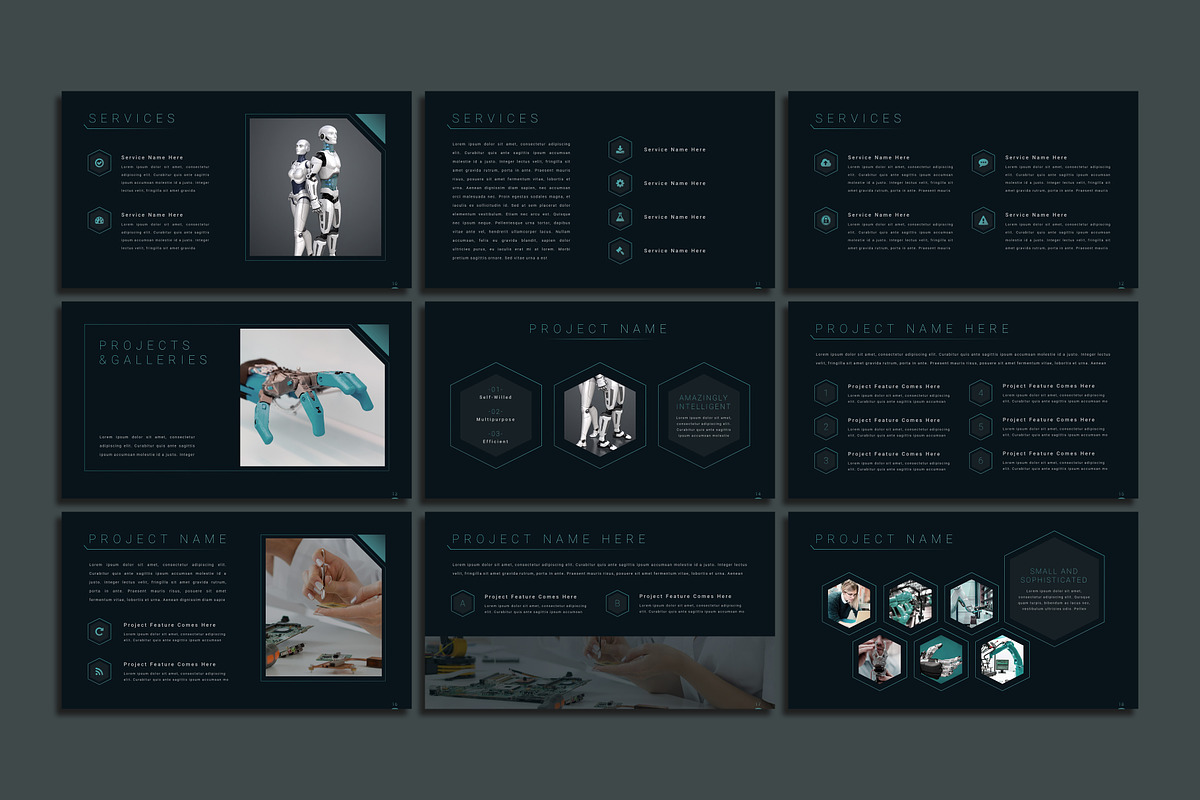Singularity - Robotics Presentation, a Presentation Template by ...