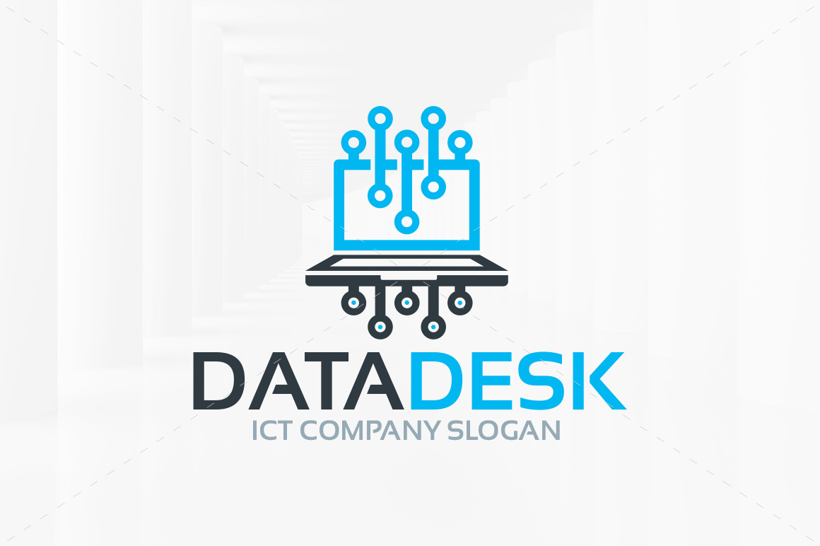 Data Desk Logo Template, a Branding & Logo Template by LOGOMAGINE