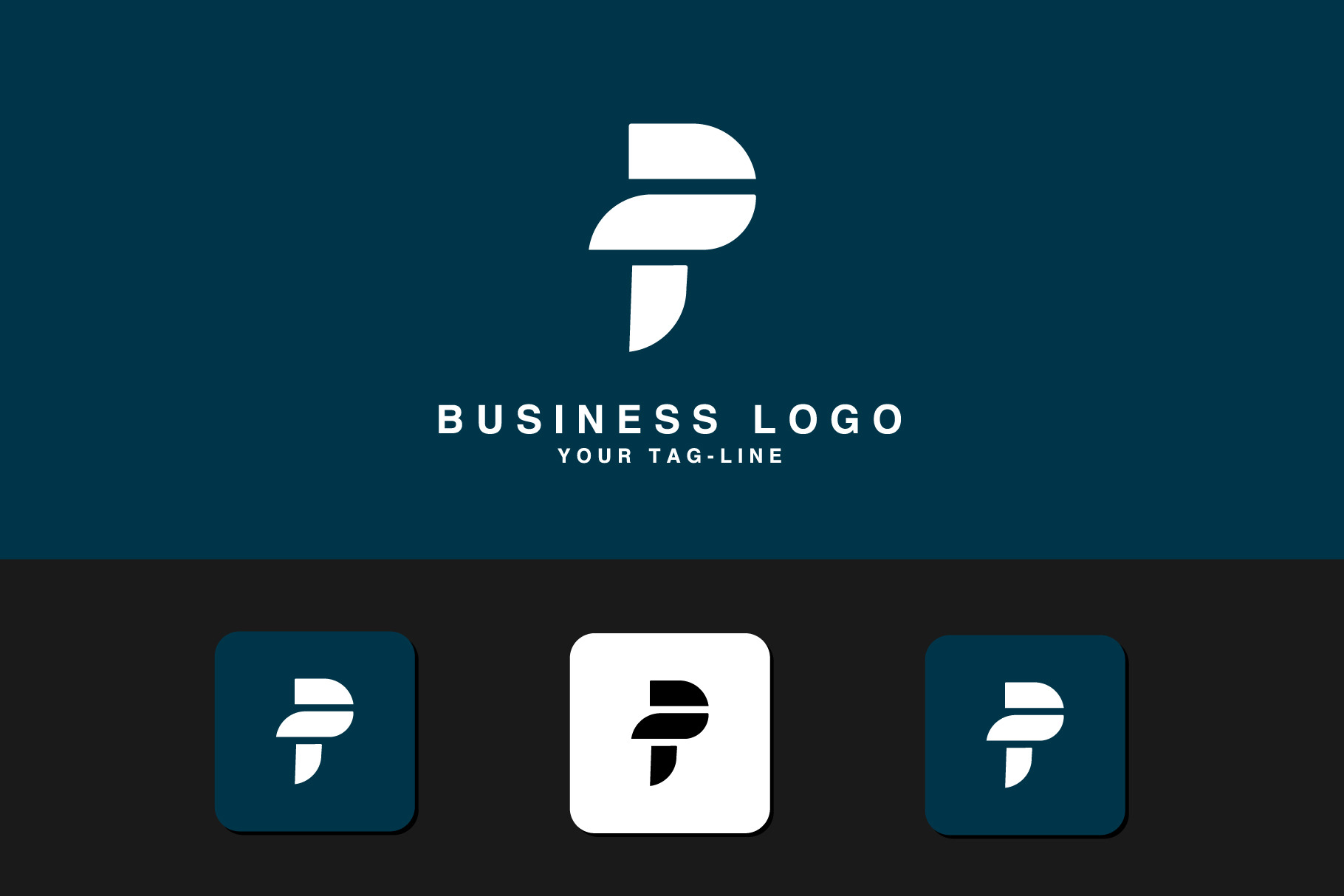 P Abstract Logo Design., a Branding & Logo Template by art_creater