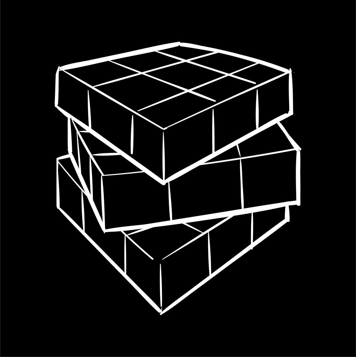 Illustration of a cube, an Illustration by rawpixel