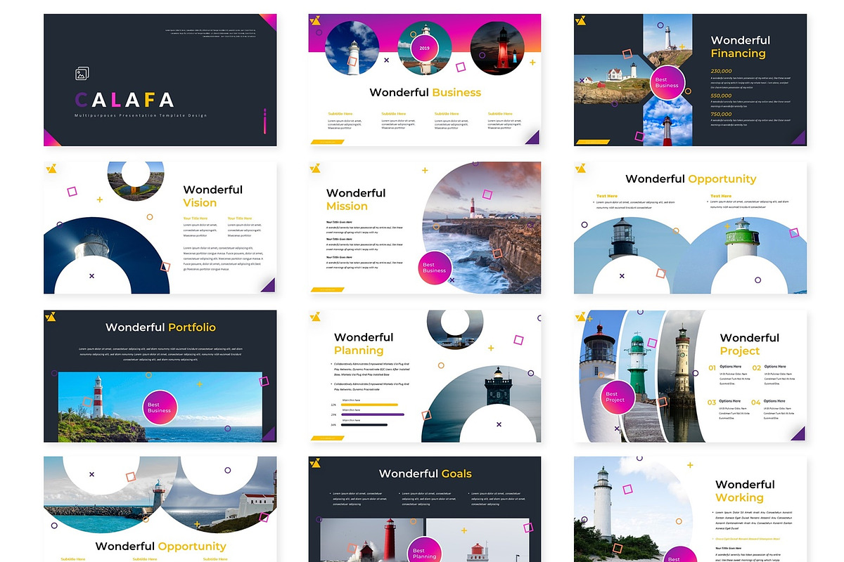 Calafa - Google Slides Template, a Presentation Template by AQR Studio ...