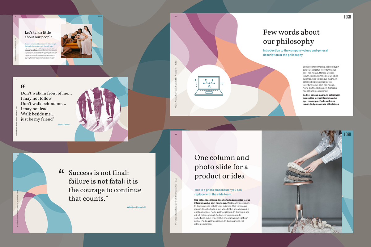 Waves - PPT Template