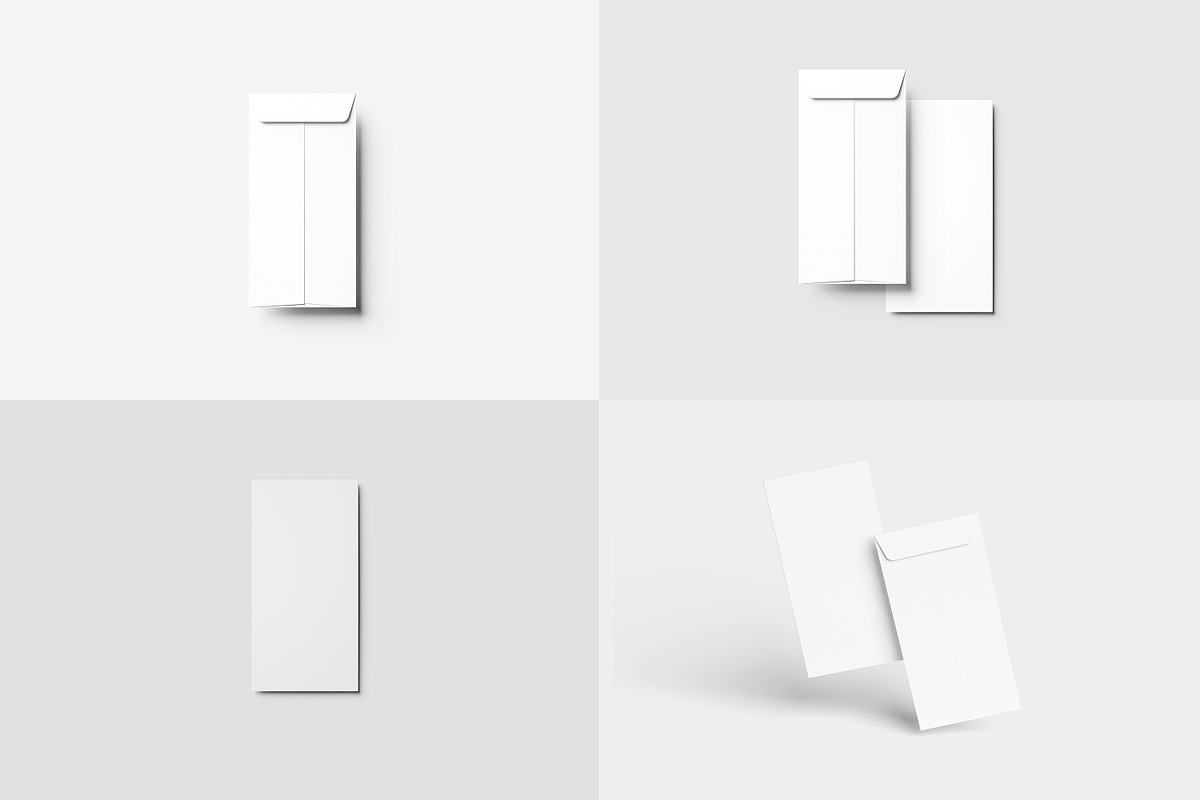 Standard DL Envelope Mockup, a Packaging Mockup by Akaimockup
