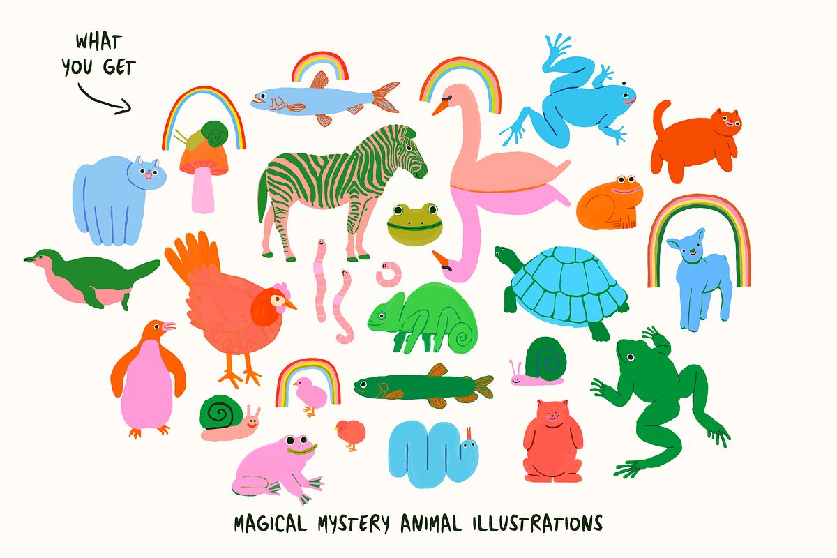 Magical Mystery Animal Illustrations!