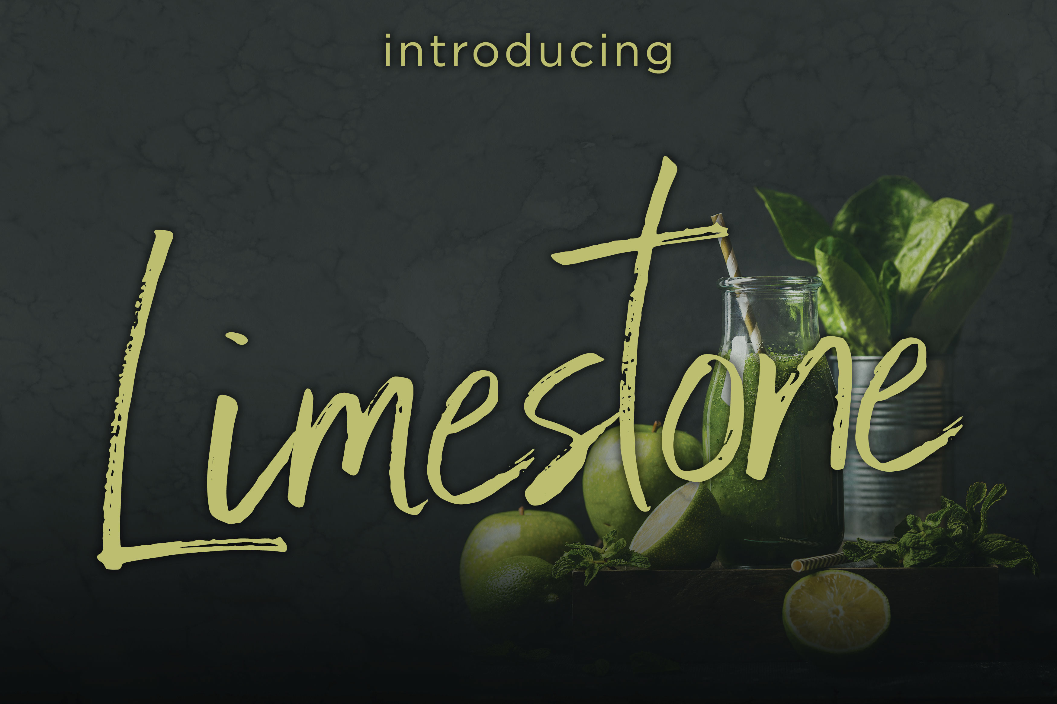 Limestone Script, a Script Font by Hanna James