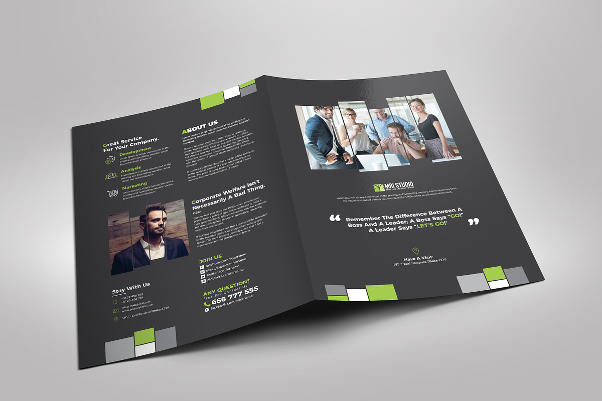 Presentation Folder Template, a Presentation Template by MRI STUDIO
