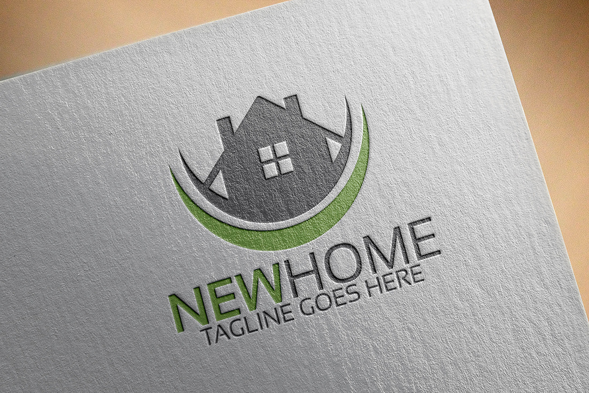 New Home Logo, a Branding & Logo Template by Josuf Media