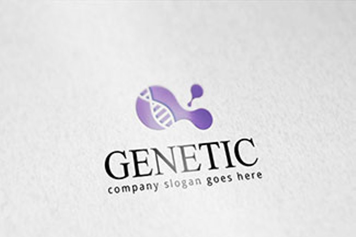 genetic logo, a Branding & Logo Template by Mariyana