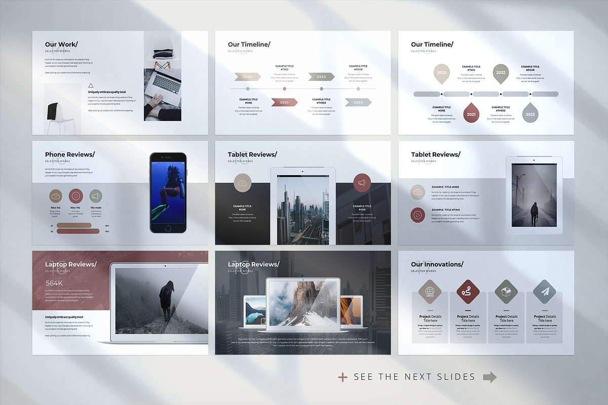 Insert Modern PowerPoint Template, a Presentation Template by WhiteGraphic