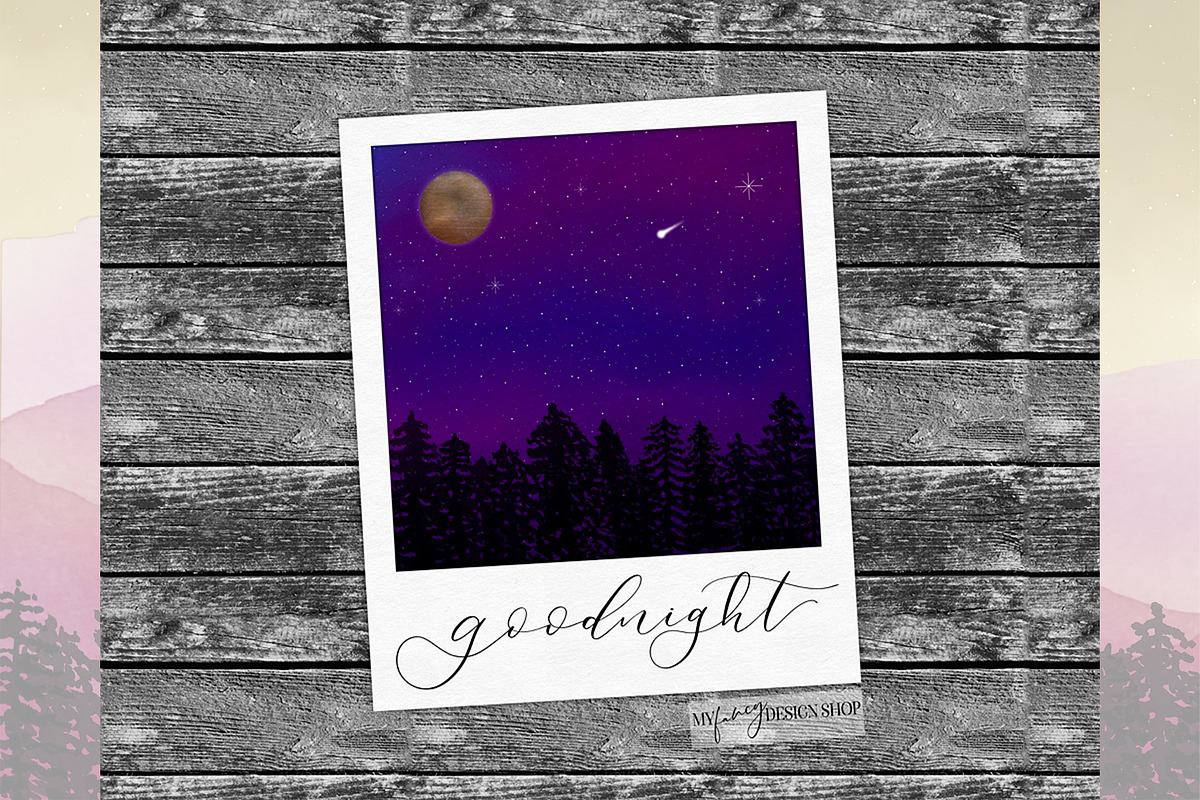 Procreate Landscape Watercolor Set