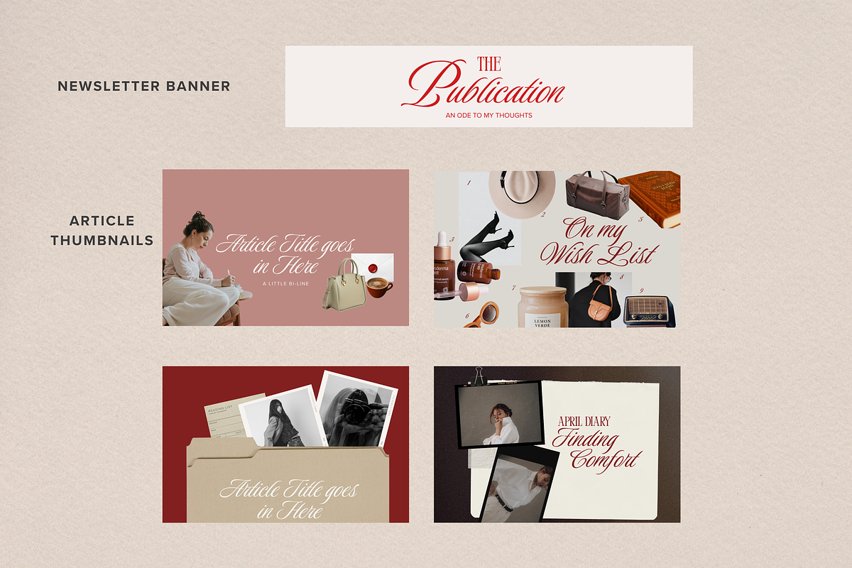 Substack Branding Template Canva