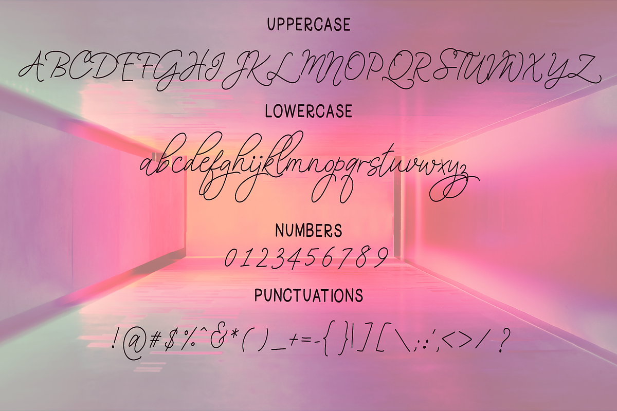 That Girl Font Duo, a Script Font by theinkaffair