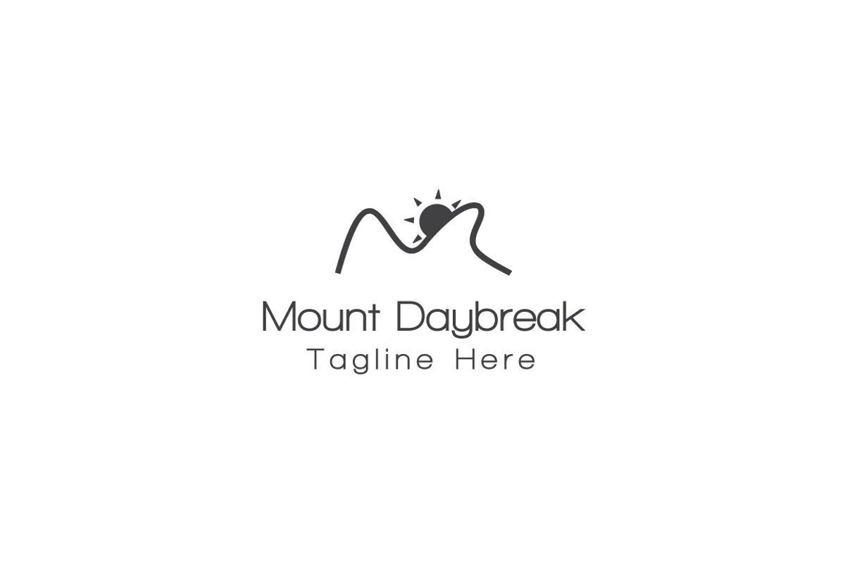 Mount Daybreak Logo Template, a Branding & Logo Template by Logo20