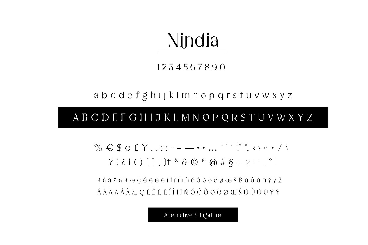 Nindia Font